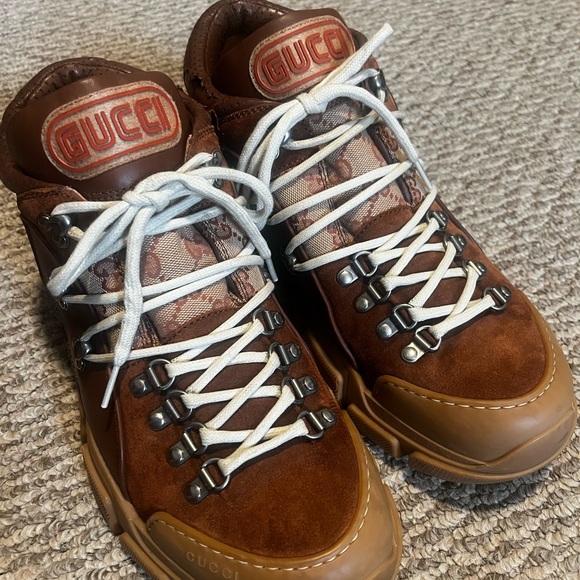 Gucci | Shoes | Gucci Flashtrek Brick Red | Poshmark